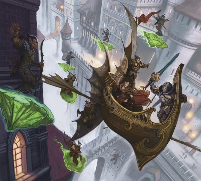 How does one get around Sharn more (or less) quickly? : r/Eberron