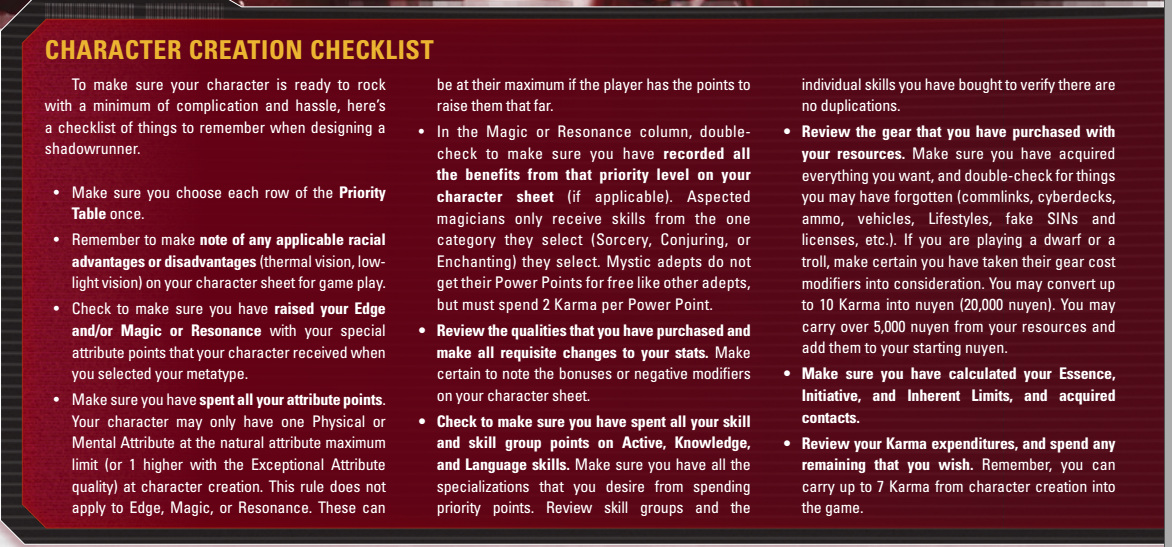 Character Creation | Questions of Humanity | Obsidian Portal