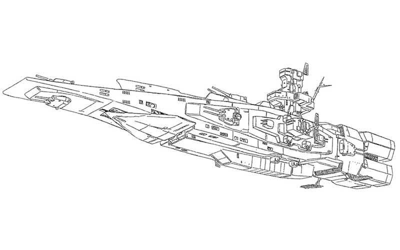 Magellan-Class Battleship – Mobile Suit Genesys